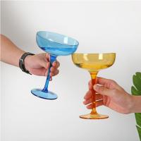 China Classic Colored Cocktail Coupe Glasses Speakeasy Style For Champagne for sale