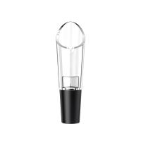 China Portable And Dishwash Safe Wine Aerator Pourer Acrylic Non Drip Wine Pourer for sale