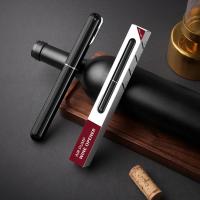 China Pocket Air Pump Wine Bottle Opener Built In Foil Cutter Handheld Wine Cork Remover for sale