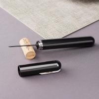 China Pocket Air Pump Wine Bottle Opener Built In Foil Cutter Handheld Wine Cork Remover for sale