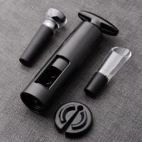 China 1 Year Warranty Adult Wine Bottle Opener Durable And Easy To Use Kit With Pourer And Stopper for sale