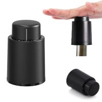 China Vacuum Wine Champagne Bottle Stoppers Wine Cork Preserver With Time Scale Record for sale