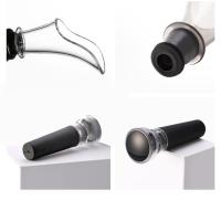 China Promotion Gift Oem Odm Wine Stopper And Pourer Food Grade Plastic Silicone for sale