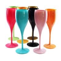 China Reusable Unbreakable Plastic Champagne Flutes Anti - Break Food Grade Material for sale