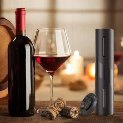 China 4 In 1 Electric Corkscrew Set With Foil Cutter Vacuum Cap Spout For Kitchen Home Bar for sale