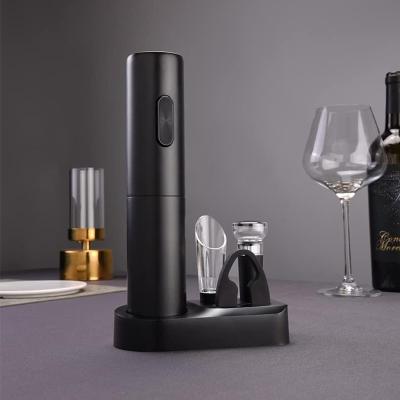 China Engraved Wine Electric Bottle Opener Personalized Automatic With Dry Battery for sale