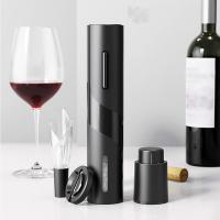 China Battery Operate Electric Wine Bottle Opener Automatic Corkscrew Set Shatterproof for sale
