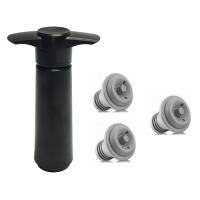 China Oem Odm Vacuum Pump Wine Stopper With 4 Silicone Stopper for sale