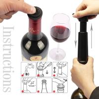 China Oem Odm Vacuum Pump Wine Stopper With 4 Silicone Stopper for sale