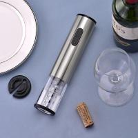 China Automatic Electric Corkscrew Set Stainless Steel Electric Wine Opener Gift Set for sale