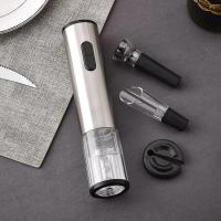 China Automatic Electric Corkscrew Set Stainless Steel Electric Wine Opener Gift Set for sale