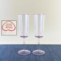 China Eco Friendly Reusable Plastic Champagne Flutes Unbreakable for sale