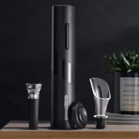 China Logo Printed Wine Cork Opener Automatic Electric Gift Set Color Box Packaging for sale