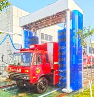 China 2150*4680*5510mm Mobile Automatic Bus And Truck Wash Machine for sale