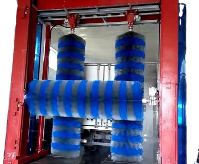 China High Pressure Brush Washing Truck Wash Machine Hot-Dip Galvanized Material for sale