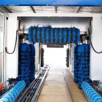 China CC-695 Express Car Wash Machine 14 Brushes and Chamois Leather Dryer for Car Cleaning for sale