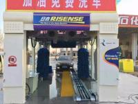 China 5 Brushes Air Dry Rollover Car Wash Machine OEM For Gas Station for sale