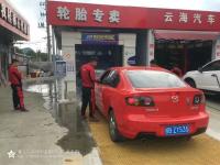 China 5 Brushes Air Dry Rollover Car Wash Machine OEM For Gas Station for sale