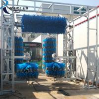 China 24000*5114mm Moving Range Automatic Truck Bus Washing Equipment With 3 Brushes for sale