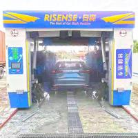 China Rollover Mobile Car Wash Equipment Full Automatic With Water Consumption for sale
