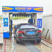 China High Pressure Brush Washing Rollover Mobile Car Wash Machine Full Automatic for sale