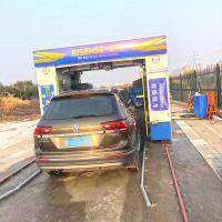 China High Pressure Brush Washing Rollover Mobile Car Wash Machine Full Automatic for sale