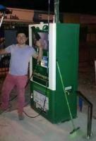 China 5.5KW Coin Car Wash Machine In 800x580x1750mm For Quick Convenient Washing for sale