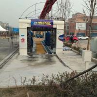 China Drive Through Car Wash Tunnel Machine With PLC Control And 9600x3800x3400MM for sale