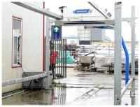 China Single Arm Automatic Car Wash Machine with Galvanized Frame and ISO9001 Certification for sale