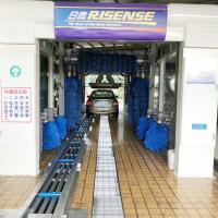 China Automatic Tunnel Car Wash Machine With Brushes And Air Dryer 9500*3800*3440mm for sale