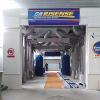 China Automatic Tunnel Car Wash Machine With Brushes And Air Dryer 9500*3800*3440mm for sale