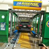 China Car Tunnel Wash Equipment With 1 Rollover 1 Minute 12 Seconds Washing Time for sale