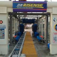 China Full Automatic Brush Washing Car Wash Machine Tunnel With Drying System for sale