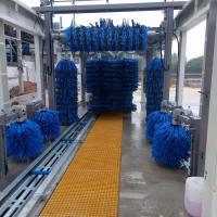 China NO. OF BRUSHES 9 Brushes Conveyor Belt Brush Washing Tunnel OEM for sale
