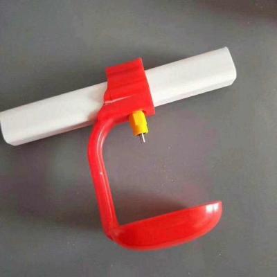 China 25mm Square Tube Poultry Drinking Line Plastic PVC Chicken Water Pipe for sale
