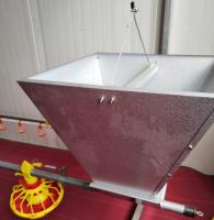 China Automatic broiler / chicken / poultry pan feeding line for sale