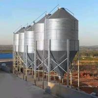 China Animal Husbandry Agricultural Feed Bins Galvanized Grain Storage Silo for sale