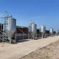 China Animal Husbandry Agricultural Feed Bins Galvanized Grain Storage Silo for sale