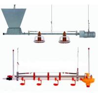 China Floor Broiler Pan Poultry Feeder Drinker Hot Gavanized Hopper for sale