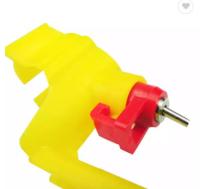 China Yellow 0.03 KG Chicken Nipple Drinker System 3 Months Warranty for sale
