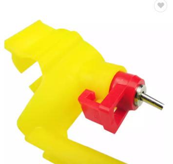 China Yellow 0.03 KG Chicken Nipple Drinker System 3 Months Warranty for sale