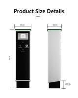 China End Exit Line Congestion: Integrated Payment Terminal for Combined Ticket and QR Code Processing for sale