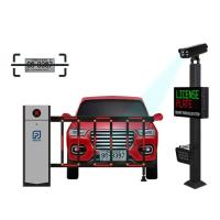 China Smart Parking Controller  With LED Screen 5mp Camera For License Plate Access System for sale