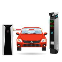 China Car License Plate Detection ANPR Solution With QR Code Ticket Machine for sale