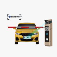 China Ticketless LPR Parking System Controller With 3m Straight Arm Barrier for sale