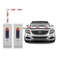 China 3m Telescopic Boom Parking Garage Entry Gates LPR Parking Barrier Gate System for sale