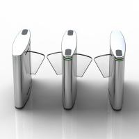 China Acrylic Arm Flap Turnstile IP54 304 Stainless Steel Swing Turnstile for sale