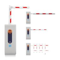 China 4.5m Parking Garage Barrier Gate Telescopic Parking Lot Entrance Barriers LPR for sale