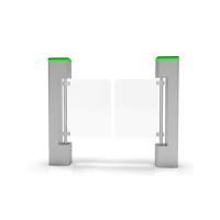 China SUS304 Swing Turnstile Gate Stainless Steel IR Swing Barrier Turnstile for sale