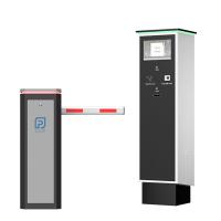 China Smart Floor Standing Parking Ticket Kiosk With Color / Logo Customization for sale